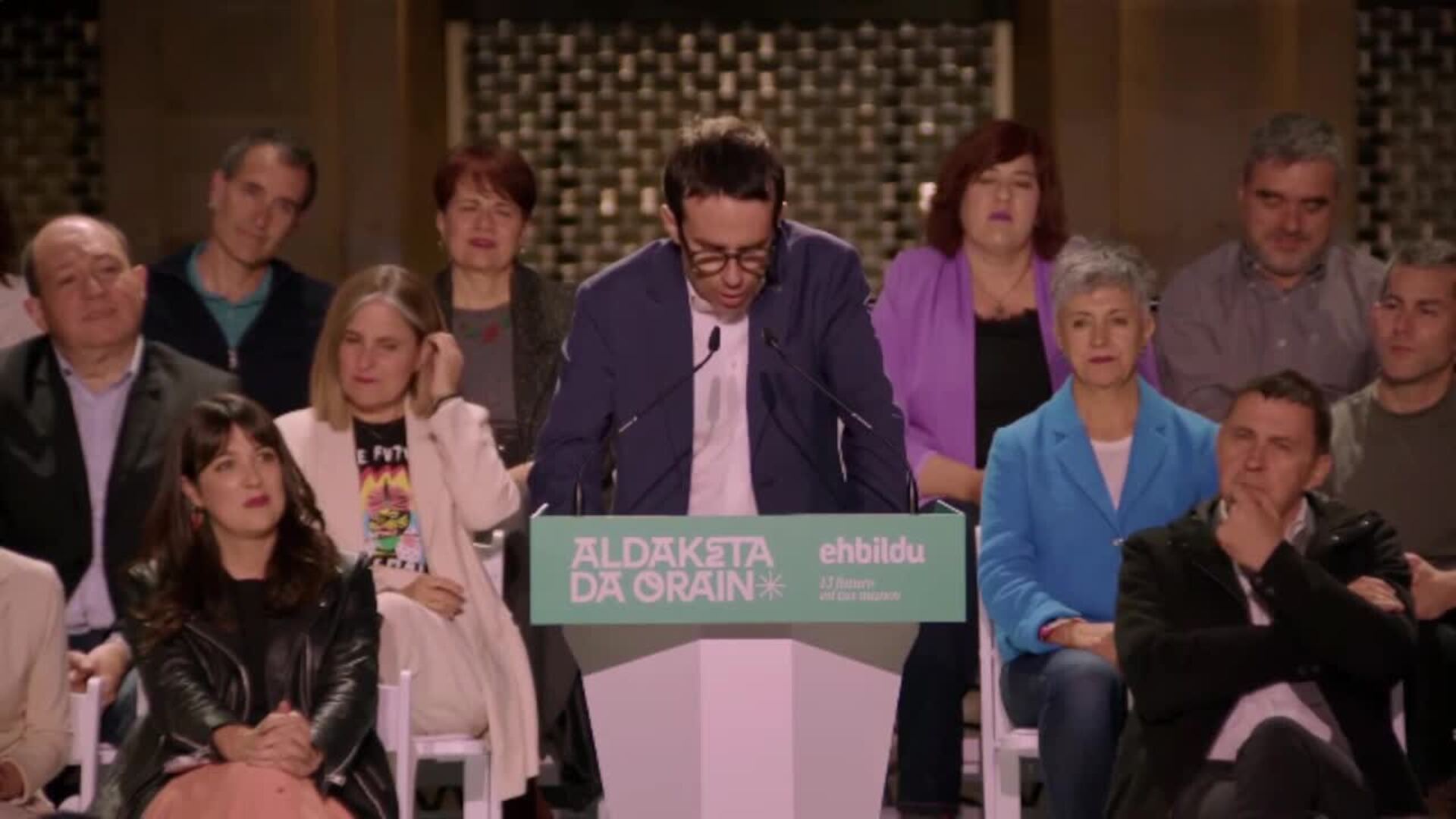 Otxandiano dice que el "cambio ya está aquí" y lograrán "los mejores ...