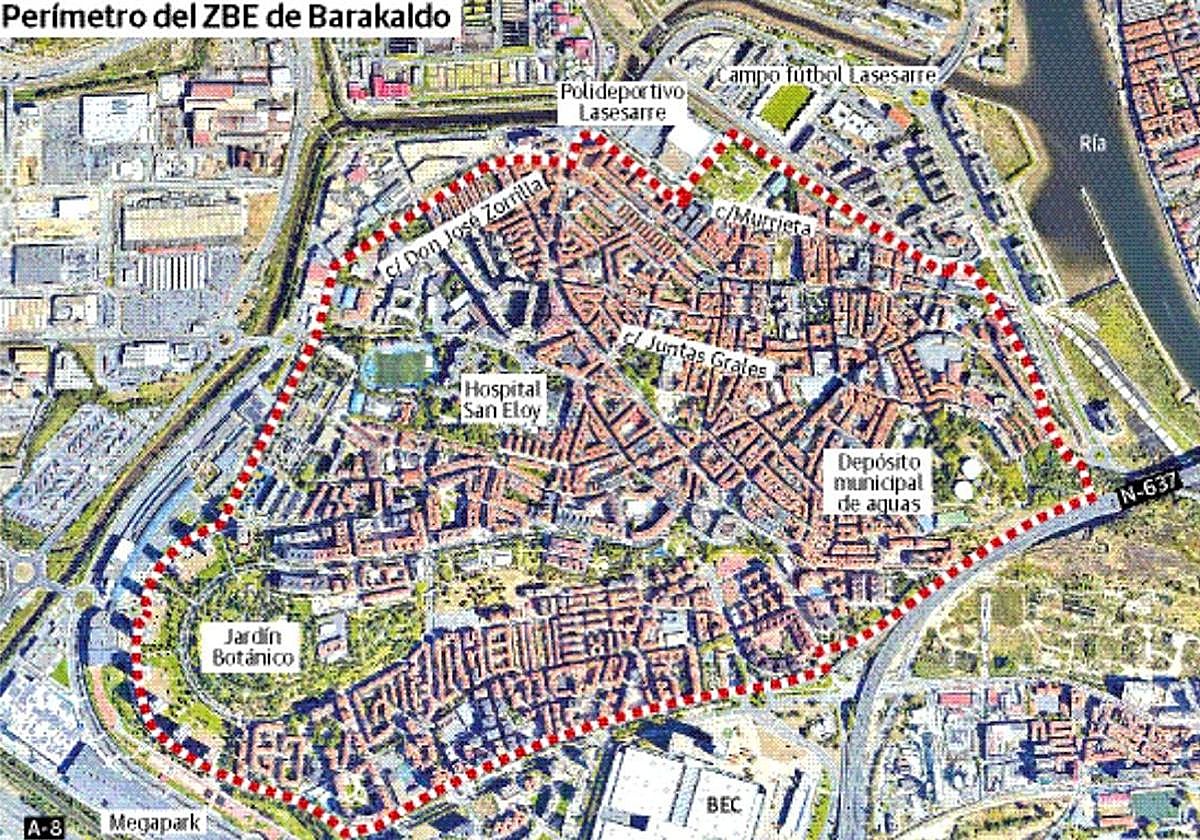 Excluyen al polideportivo de Lasesarre de la zona de bajas emisiones ...