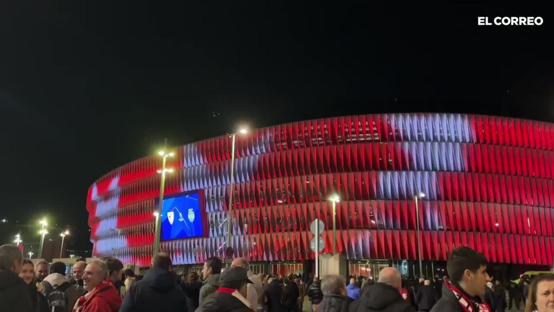 Así está la explanada de San Mamés antes del partido | El Correo