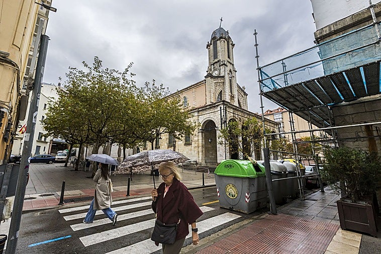 La cruz de la iglesia de Santa Lucía, que amenaza con caerse, será ...