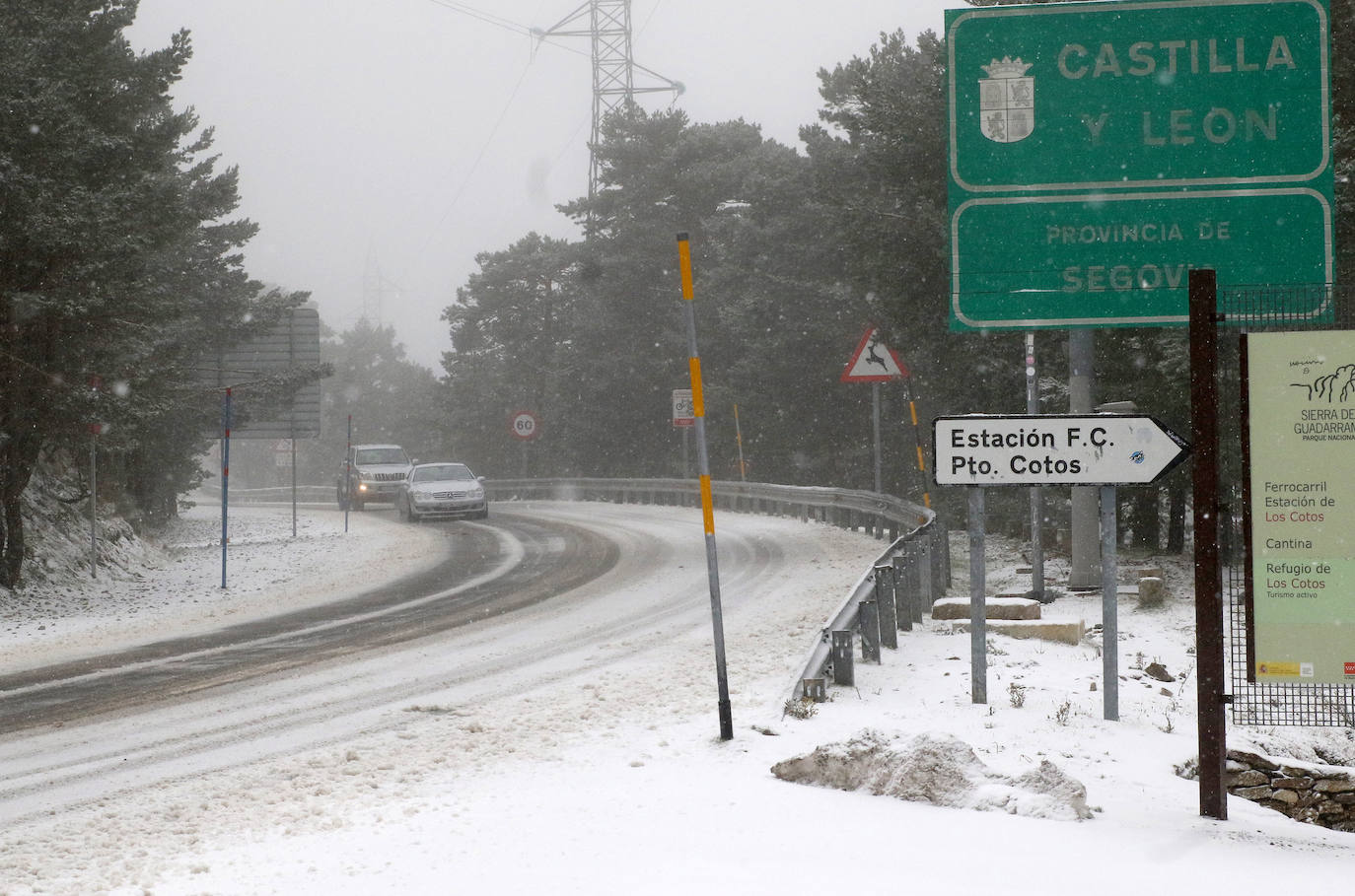 Nevada en la sierra de Guadarrama | El Norte de Castilla