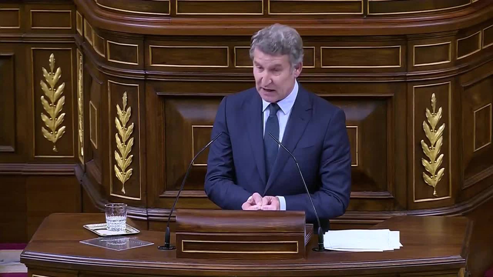 Feijóo afea a Sánchez que "censure" al rey emérito en el Congreso | El ...