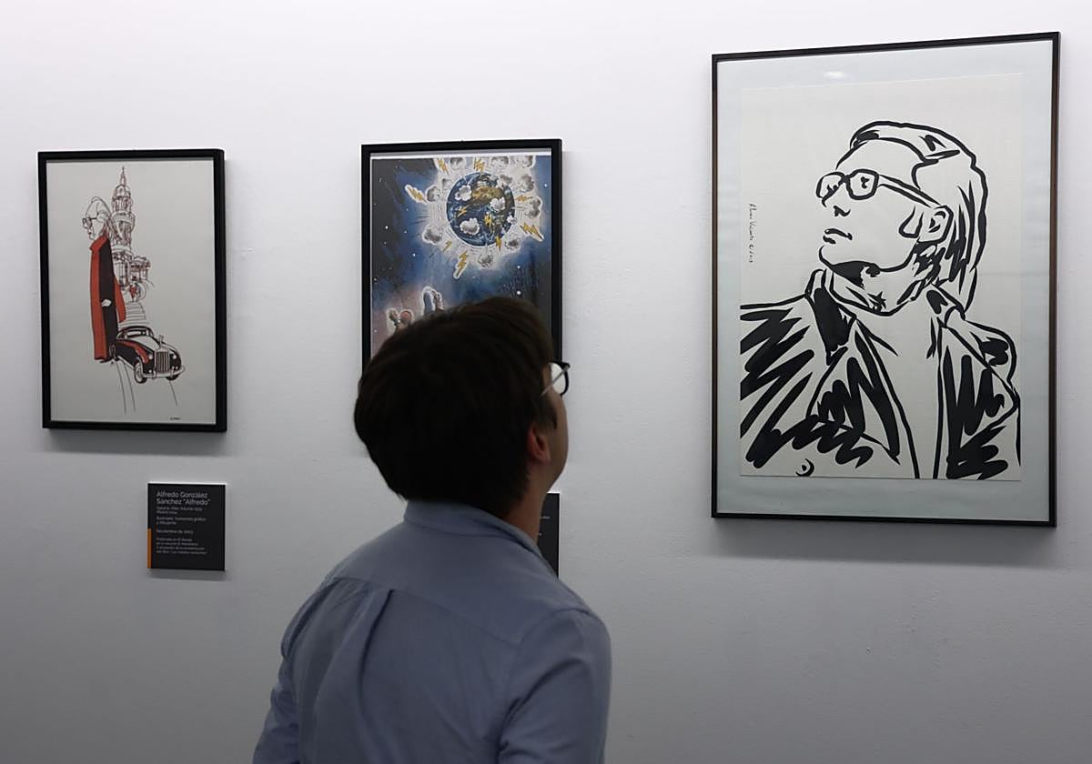 El Teatro Zorrilla expone 'Umbral trazo a trazo', que reúne caricaturas ...