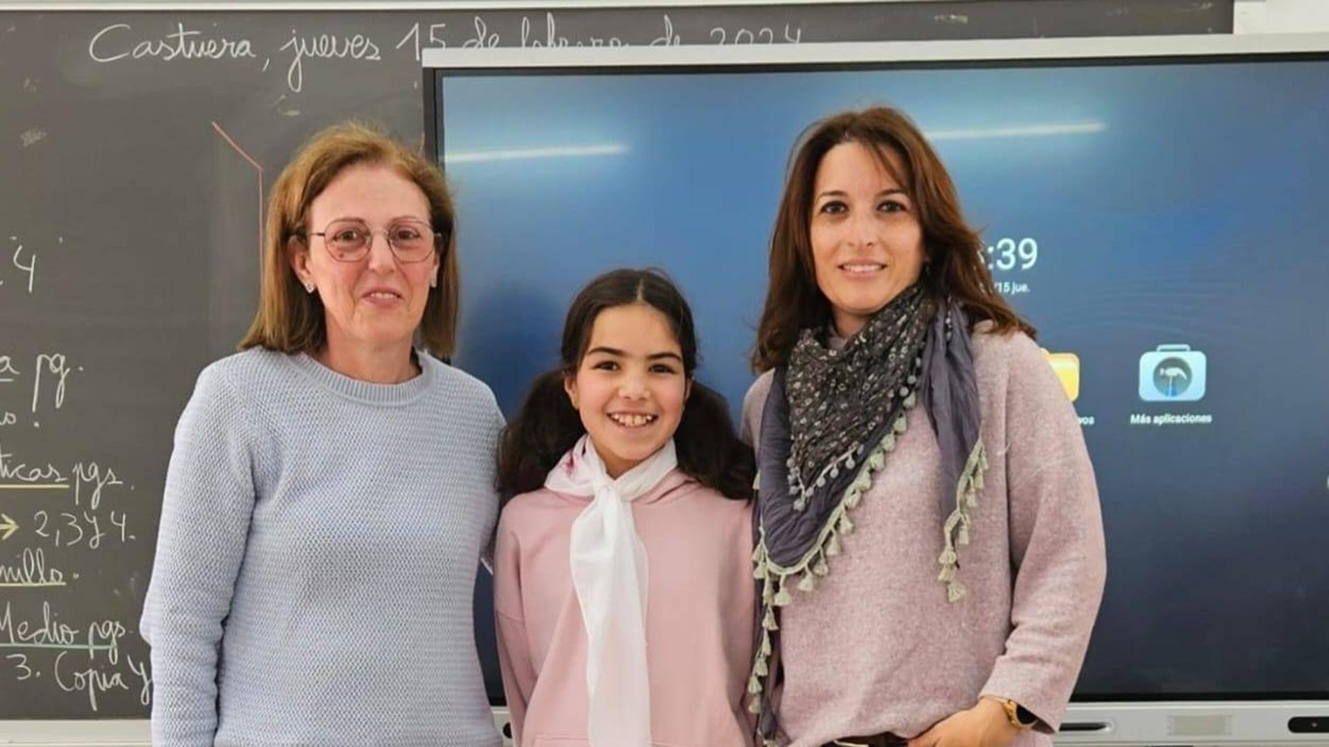 La niña de Castuera, Daniela Murillo Sánchez, finalista en el concurso ...