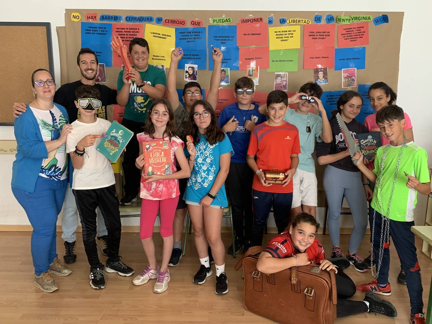 Los alumnos de sexto de los tres colegios de la localidad participaron ...
