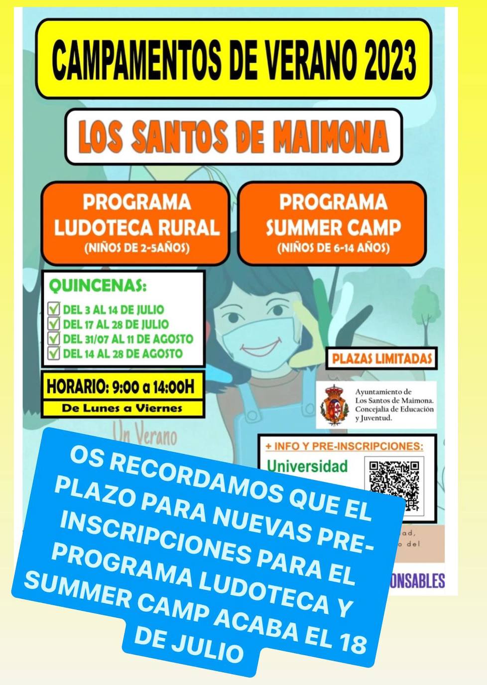 Continúan el Programa Ludoteca Rural y el Summer Camp | Hoy
