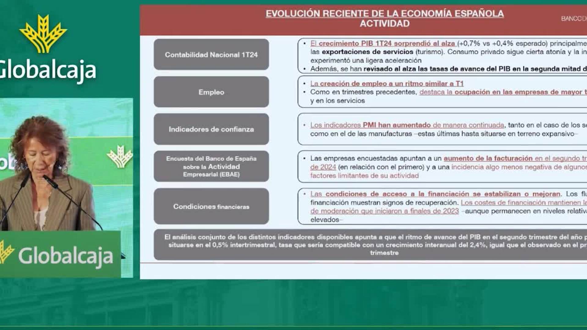 Banco España achaca a exportaciones de servicios el alza de previsiones ...