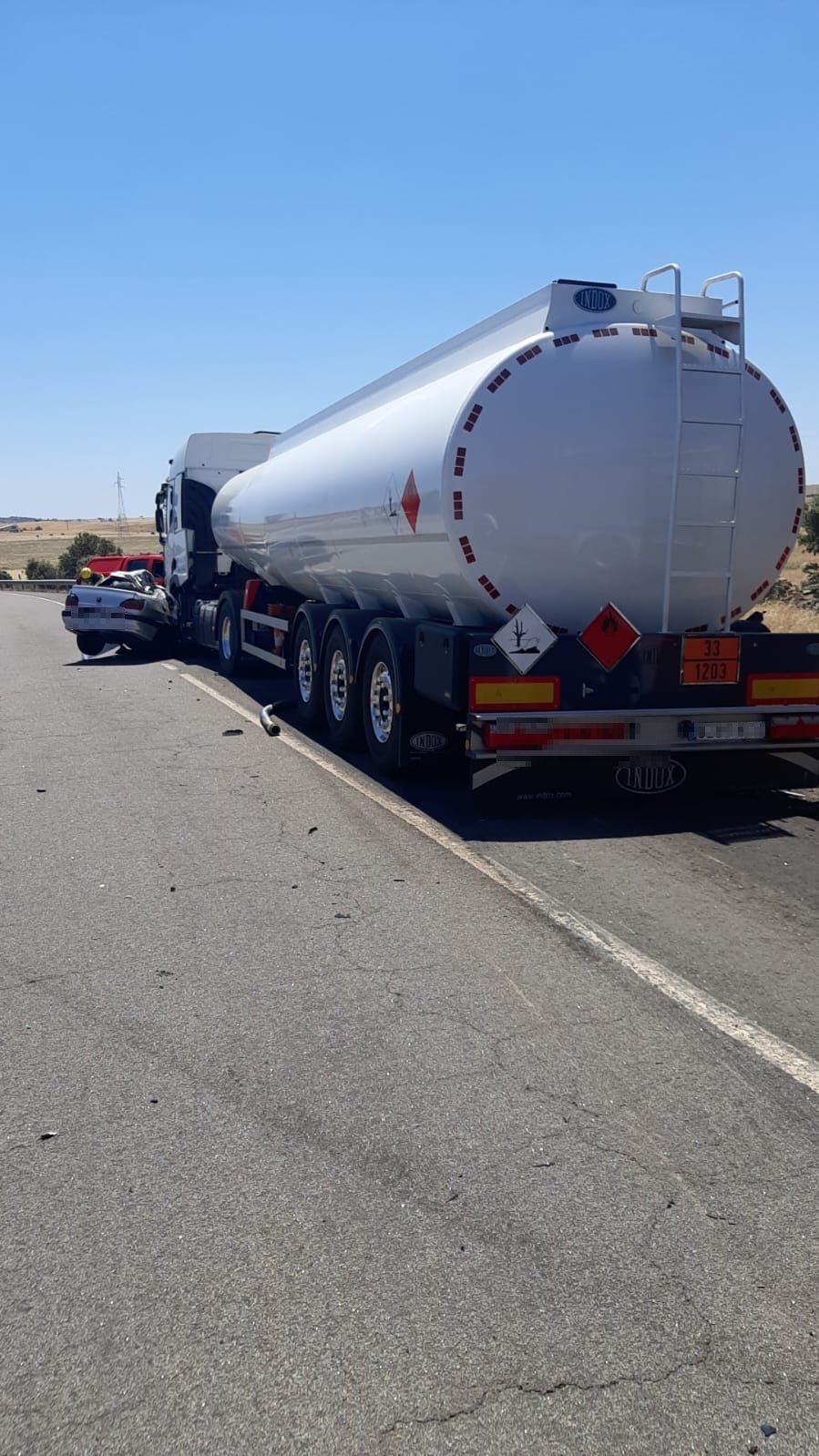 Estado en el que han quedado los vehículos implicados en el accidente ...