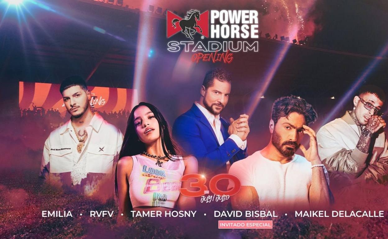 Estos son los artistas que estrenarán el Power Horse Stadium | Ideal
