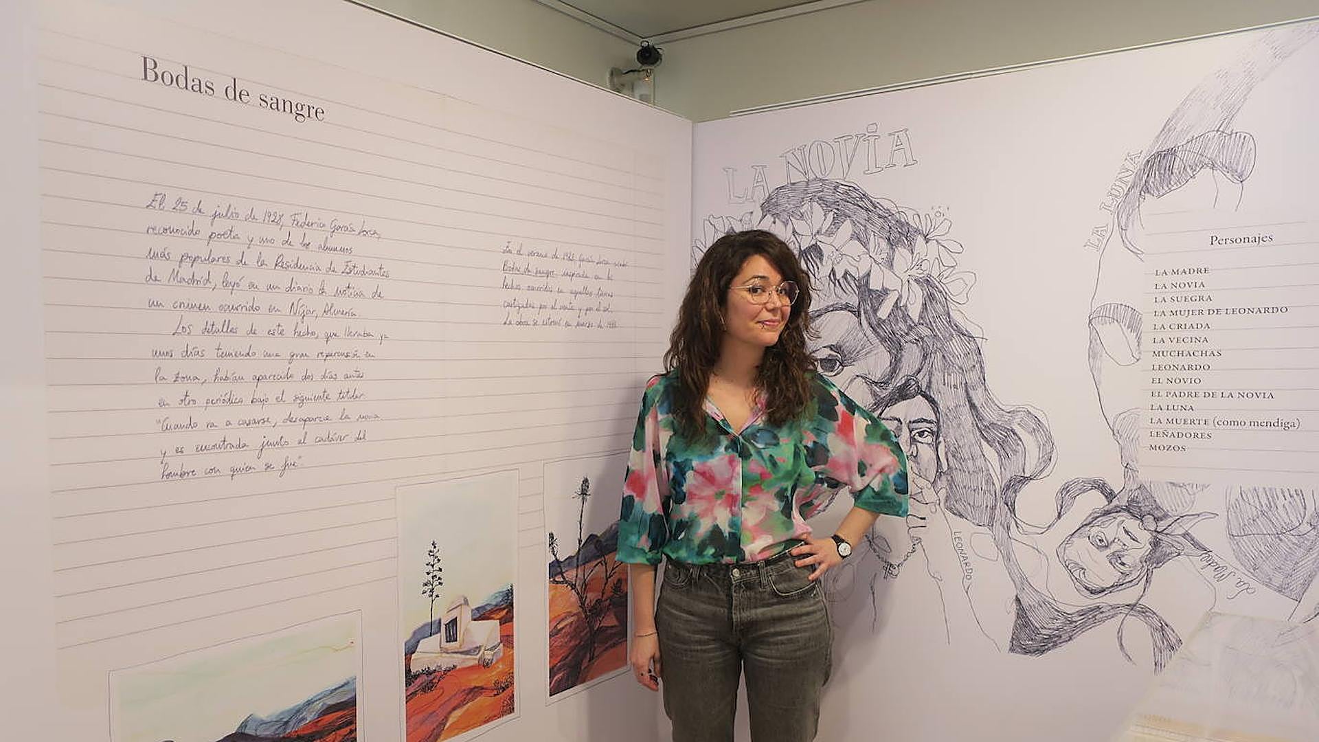 Ilu Ros reúne en la sala Zaida textos y colores de los dramas de Lorca ...