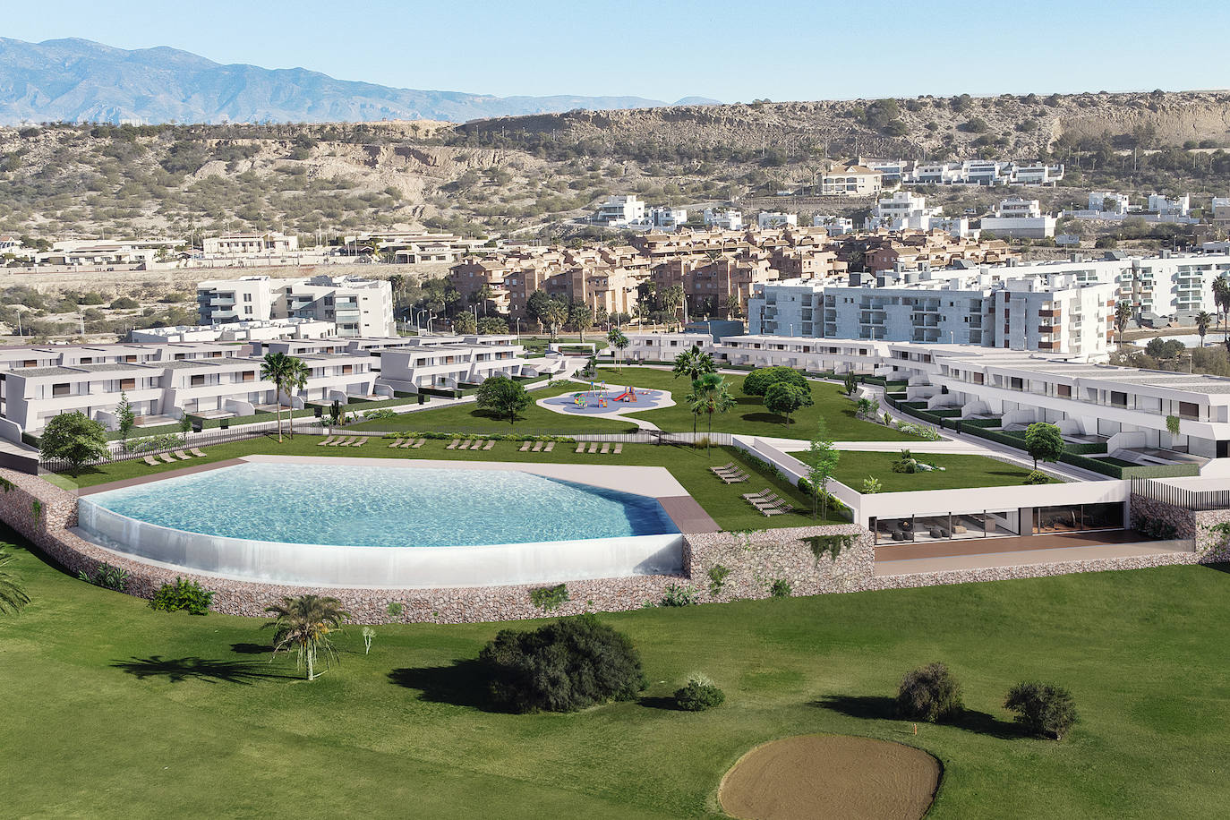 Las Encinas Home design & golf: Bienestar familiar en un entorno ...