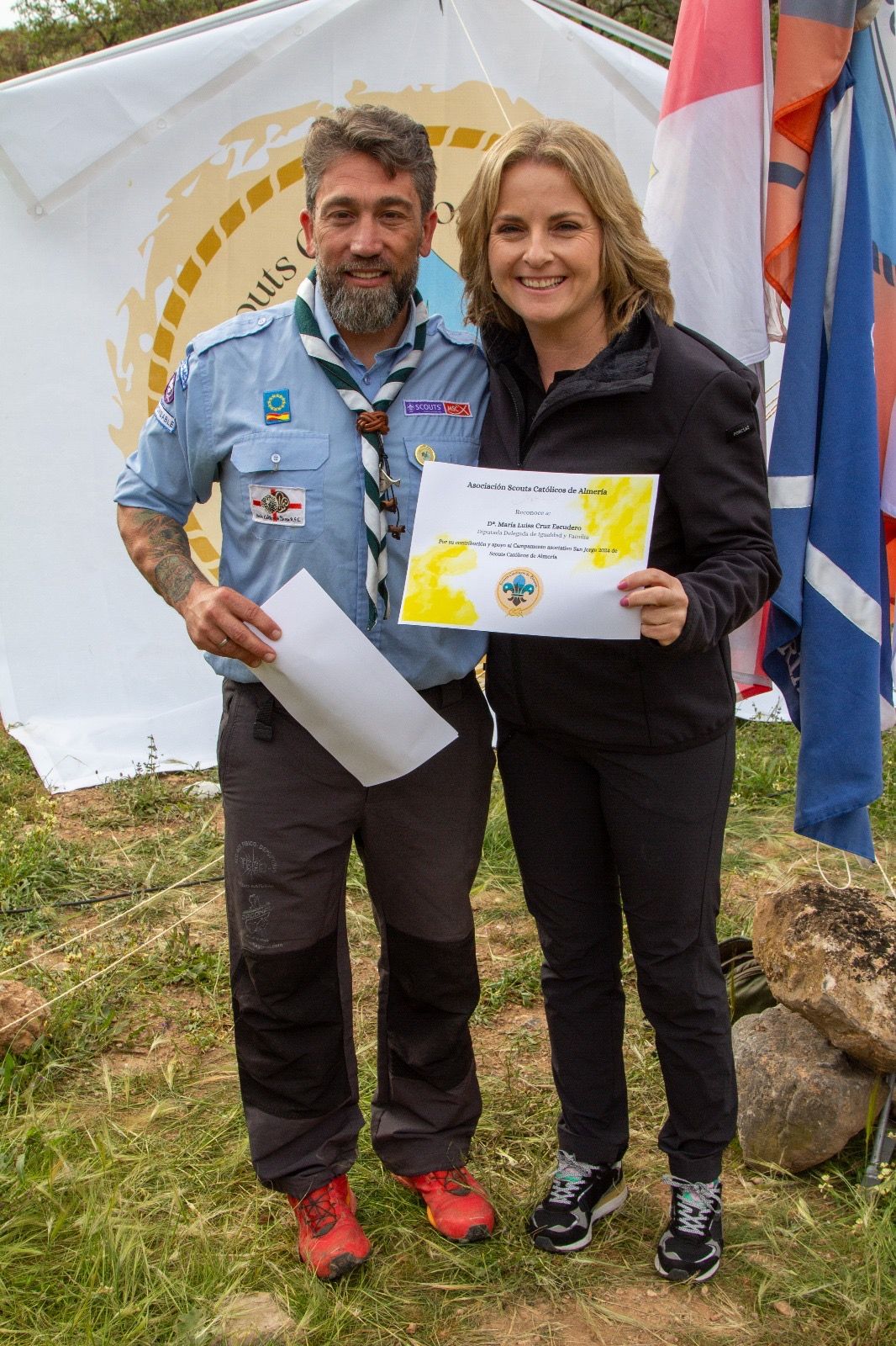 Los scouts de Almería celebran a su patrón, San Jorge | Ideal