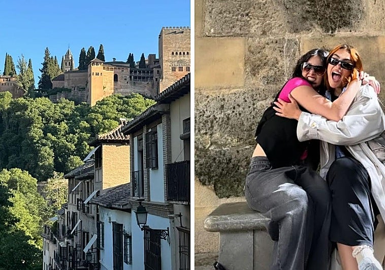 Chiara Oliver y Violeta Hódar, de Operación Triunfo, rendidas a Granada | Ideal