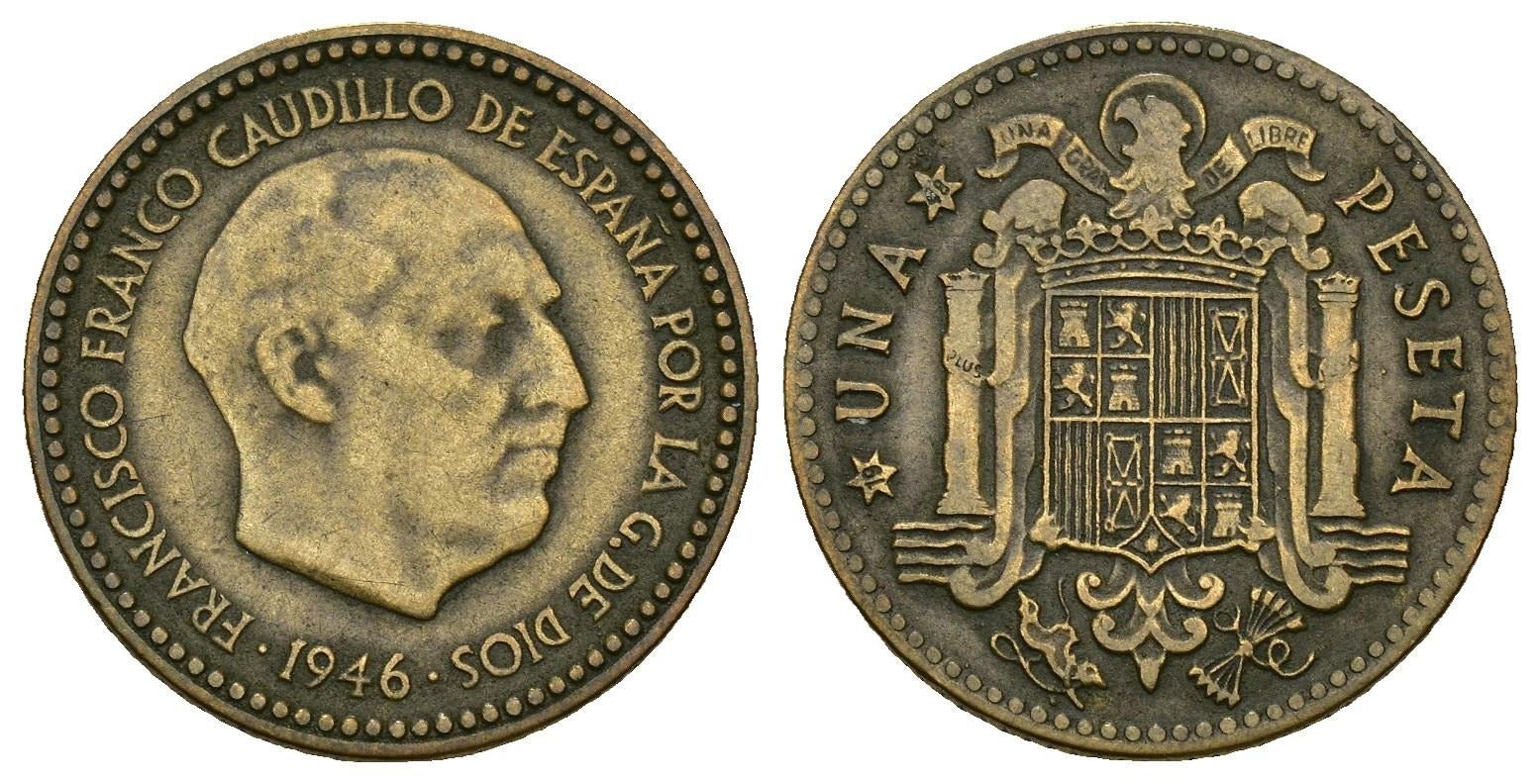 La peseta de Franco que si tienes en casa puedes vender por miles de ...