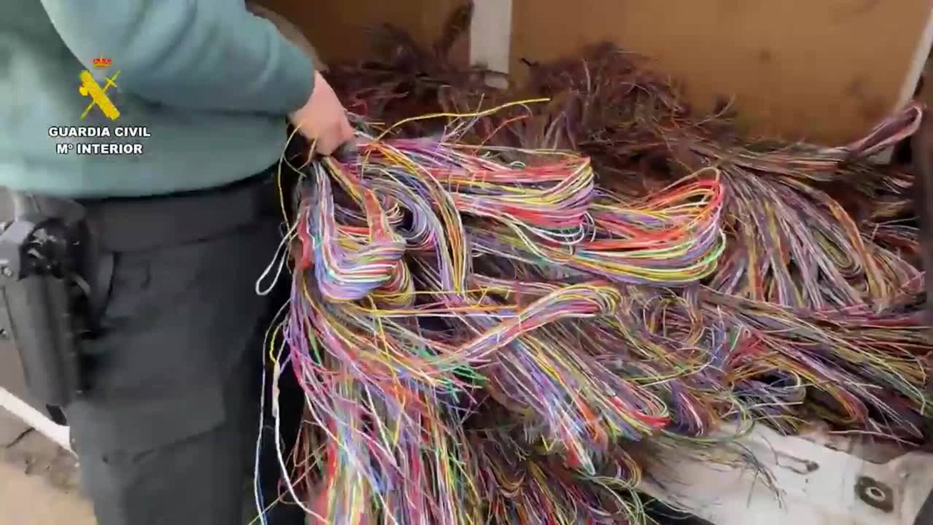 La Guardia Civil esclarece los robos de cable de cobre del tendido ...