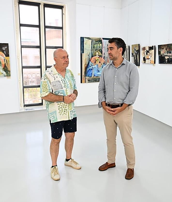 Exposición de Genaro Gómez en su homenaje a los grandes pintores ...