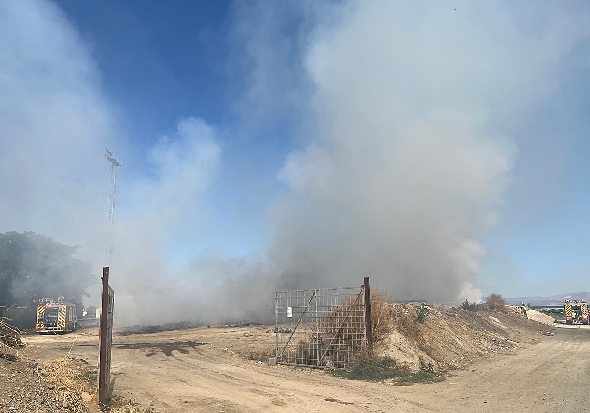 Incendio «intencionado» en el depósito municipal de Belicena | Ideal