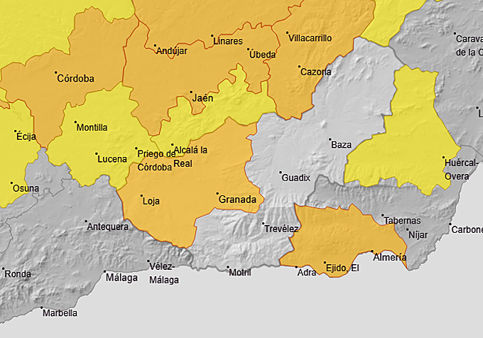 La ola de calor trae temperaturas asfixiantes y calima a Granada: 74 ...