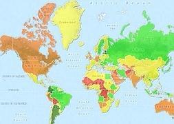 Atención: Publican un mapa mundial de las mujeres más atractivas del ...