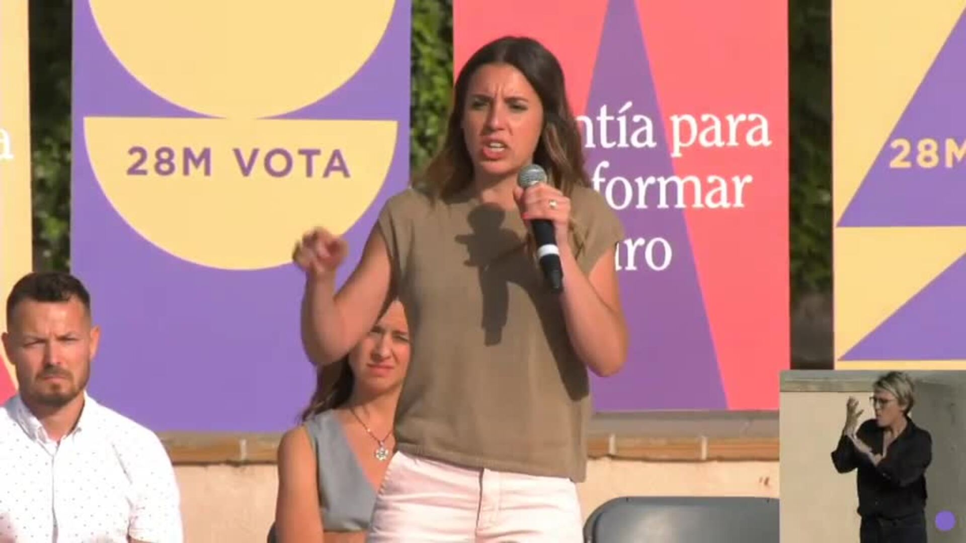 Irene Montero: "Sólamente hay una fuerza con la valentía necesaria para transformar" | La Rioja