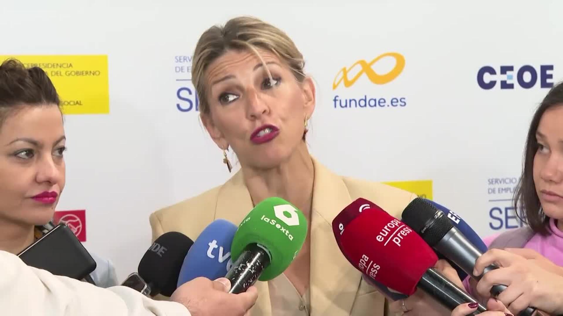 Yolanda Díaz, sobre el procesamiento del hermano de Sánchez: "No entro ...