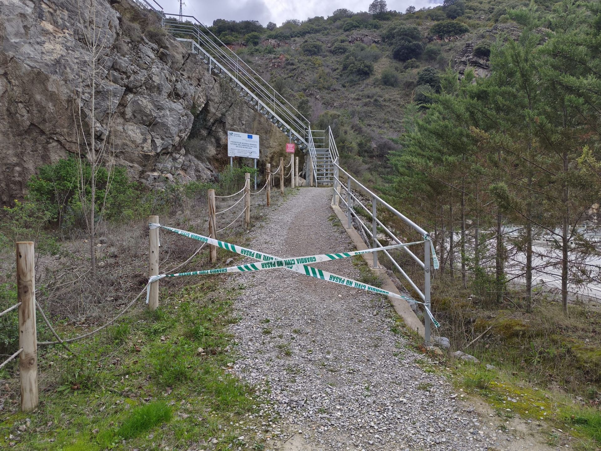 Así bajaba ayer el Leza | La Rioja