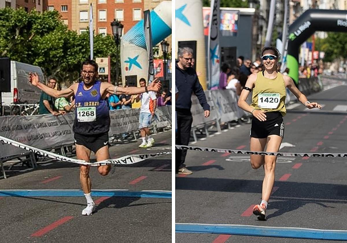 Jon Lorenzo y Belén Escario, ganadores de la 11 K | La Rioja