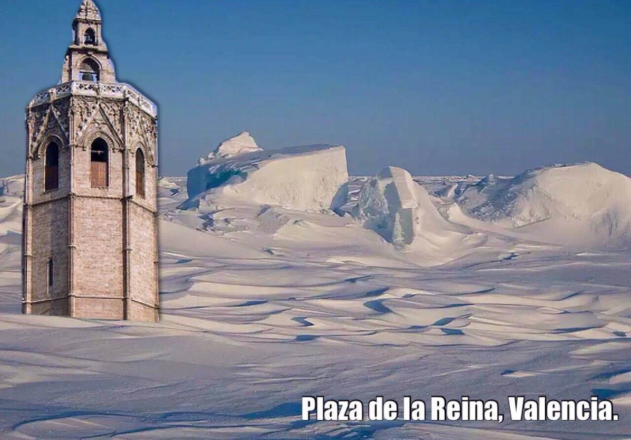 Valencia Nieve Memes Recorriendo Dinamarca En Auto Sobre La Nieve