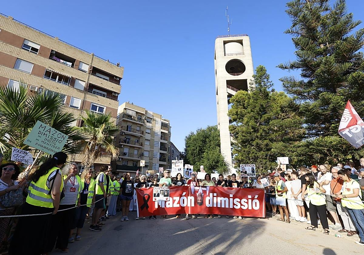 La nueva protesta contra Mazón diez meses después de la dana se ...