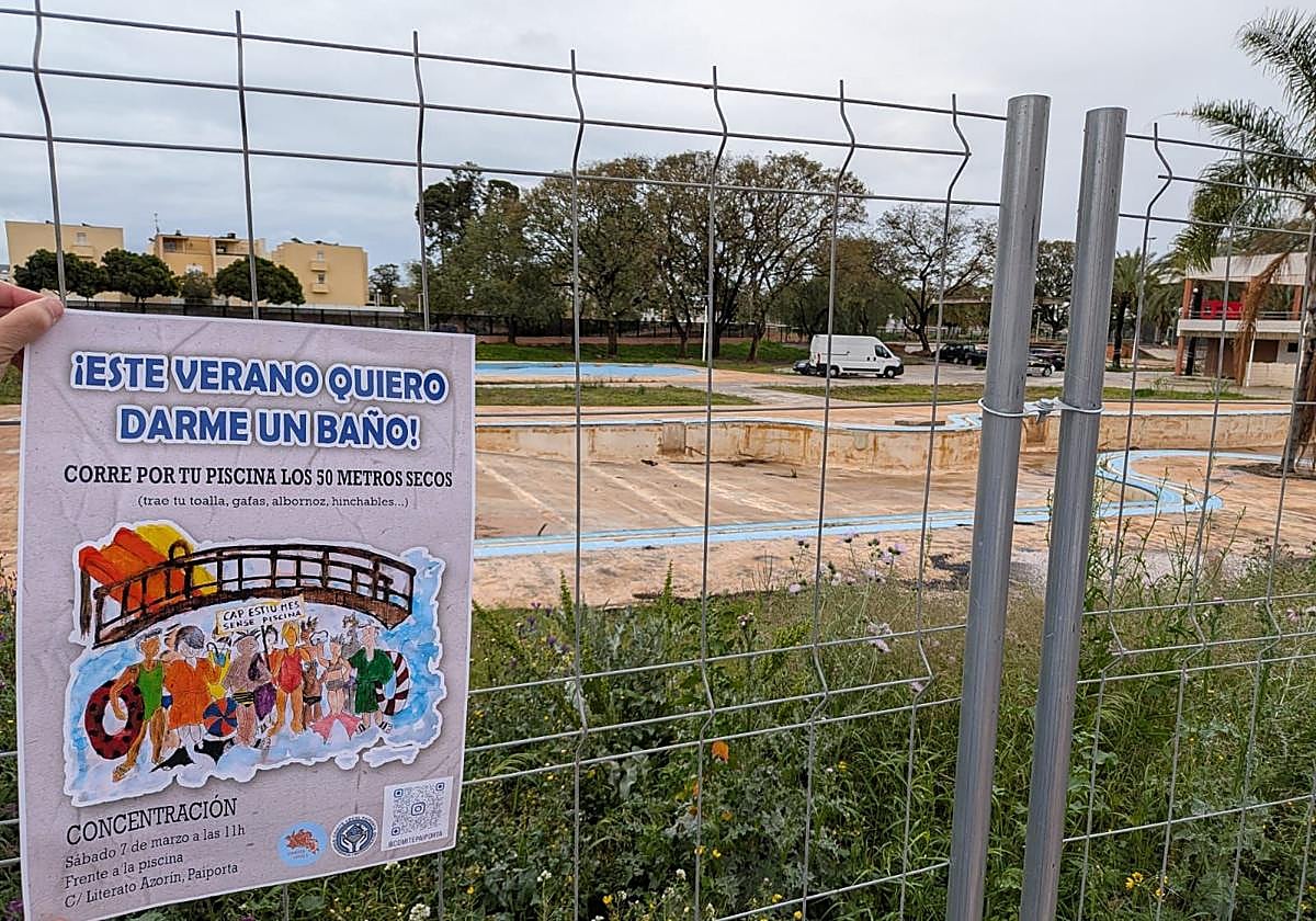 Cincuenta metros «secos» para reivindicar la reconstrucción de la ...