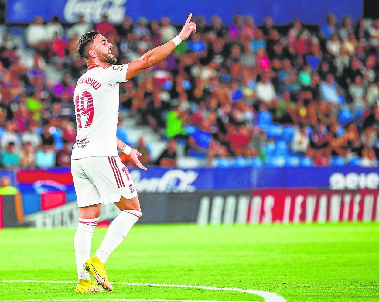 Sadiku, un «guerrero» al que no le pesa la responsabilidad | La Verdad