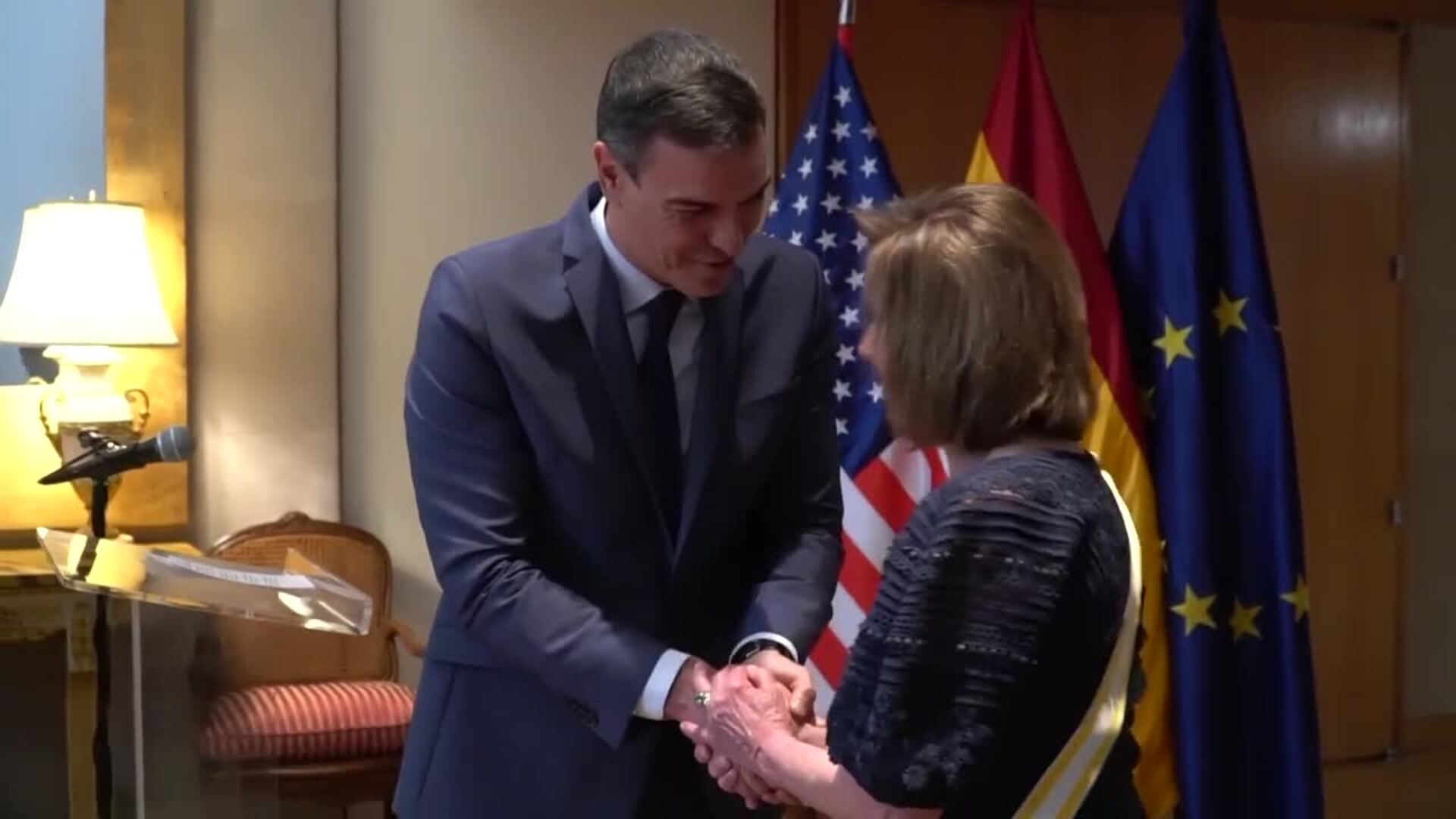Así ha sido el primer acto oficial de Pedro Sánchez en Washington | La ...