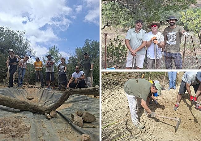 Un centenar de manos se unen en Águilas para conservar la finca ...