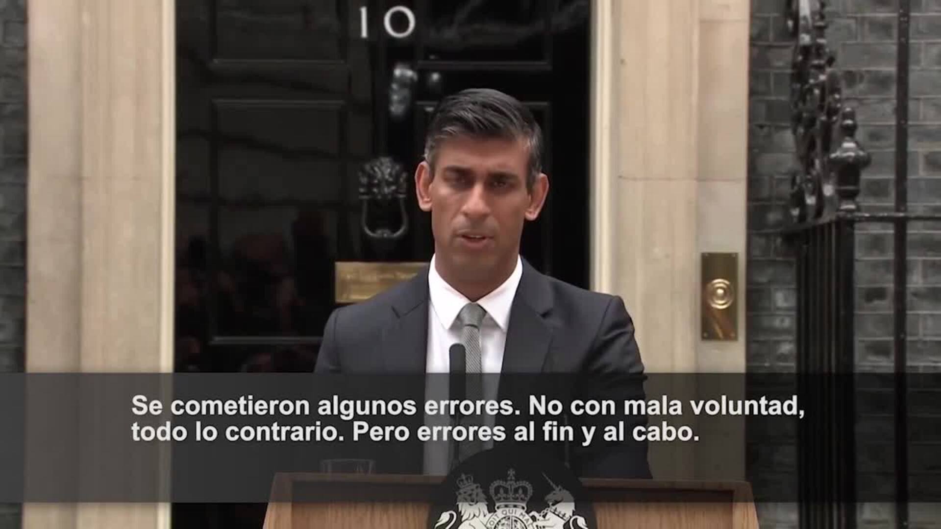 Rishi Sunak, nuevo primer ministro de Reino Unido tras reunirse con el rey Carlos III ...