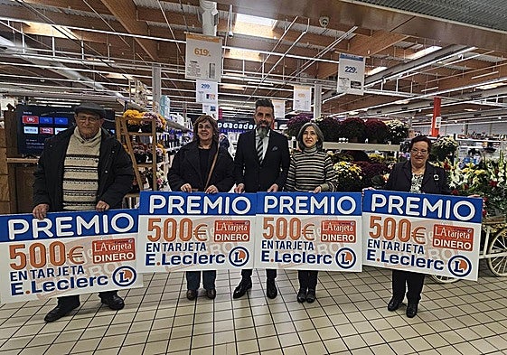 E. Leclerc León hace entrega de 4 vales de 500 euros | leonoticias.com