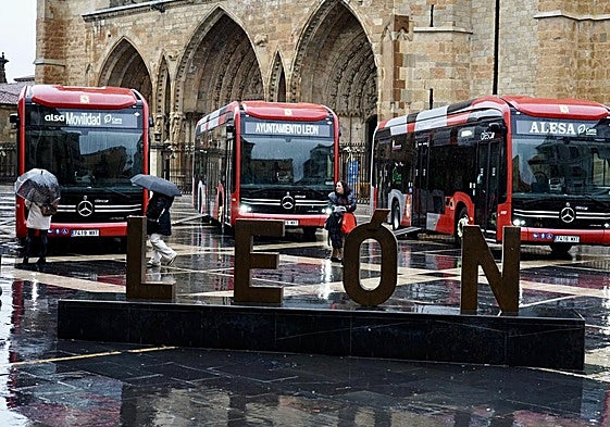 Tres nuevos autobuses urbanos de cero emisiones y para sumar 14 en León ...