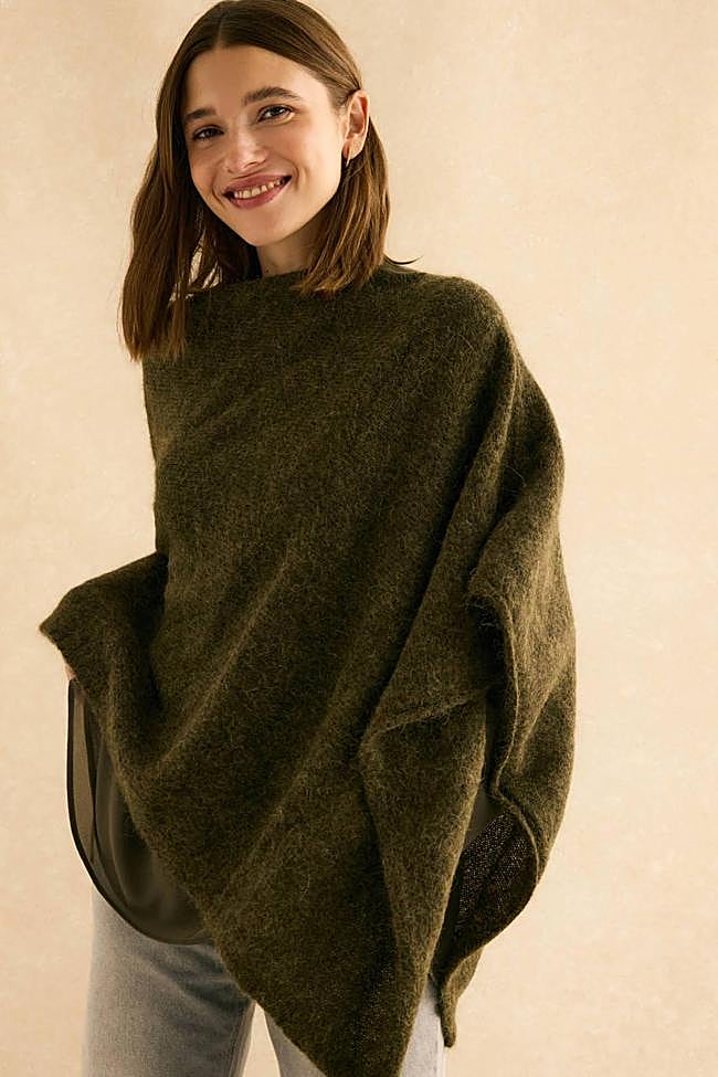 Ponchos, la tendencia más bonita para elevar tus looks de invierno ...