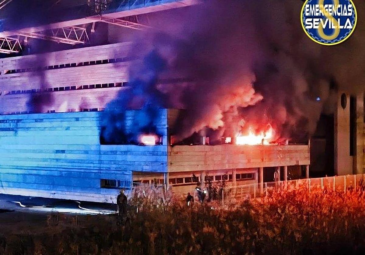 Fire at Sevilla's Rocío Jurado Auditorium Brought Under Control ...