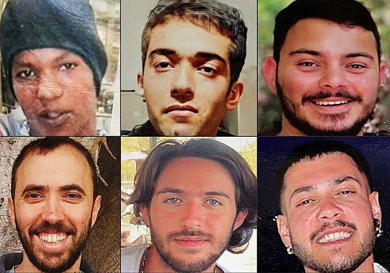 Estos son los seis rehenes israelíes liberados este sábado por Hamás | El Correo