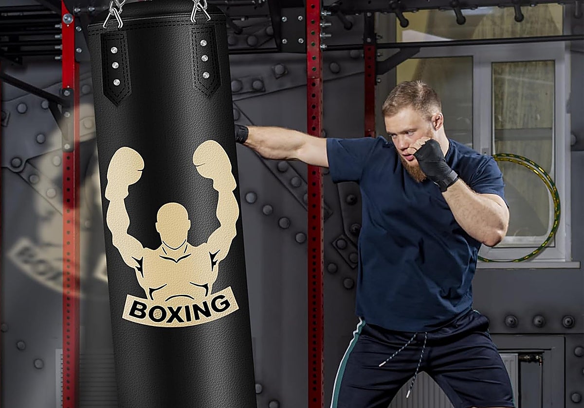 Entrena boxeo en casa con este saco colgante y su kit completo | El Correo