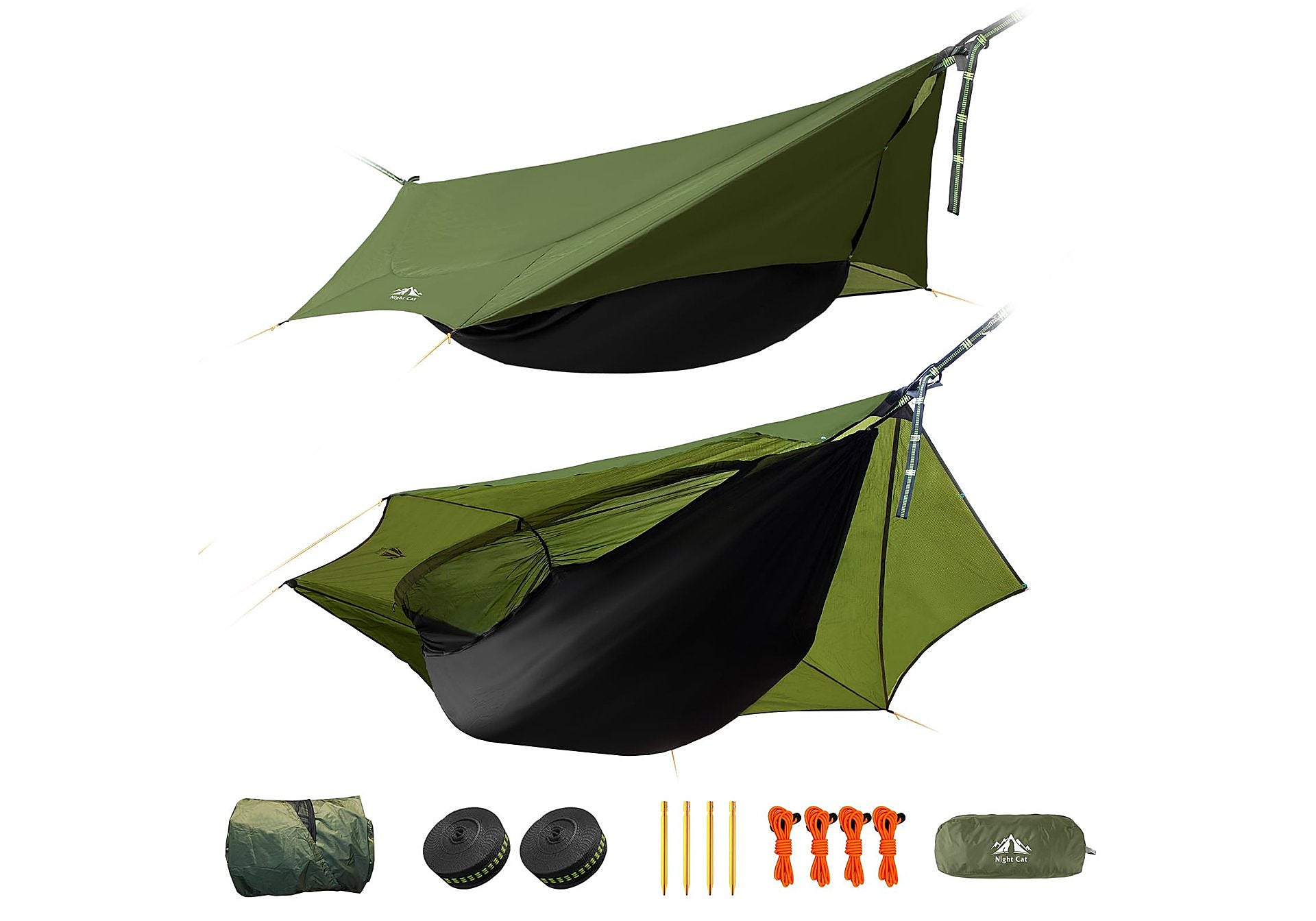 Estas hamacas con mosquitera son perfectas para los amantes del vivac y ...