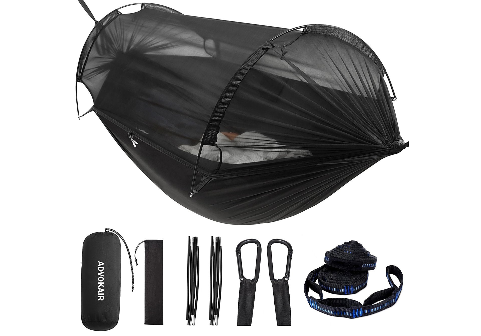 Estas hamacas con mosquitera son perfectas para los amantes del vivac y ...