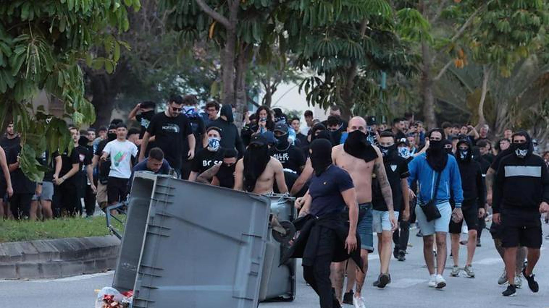Police arrest 13 local football hooligans after trouble following ...