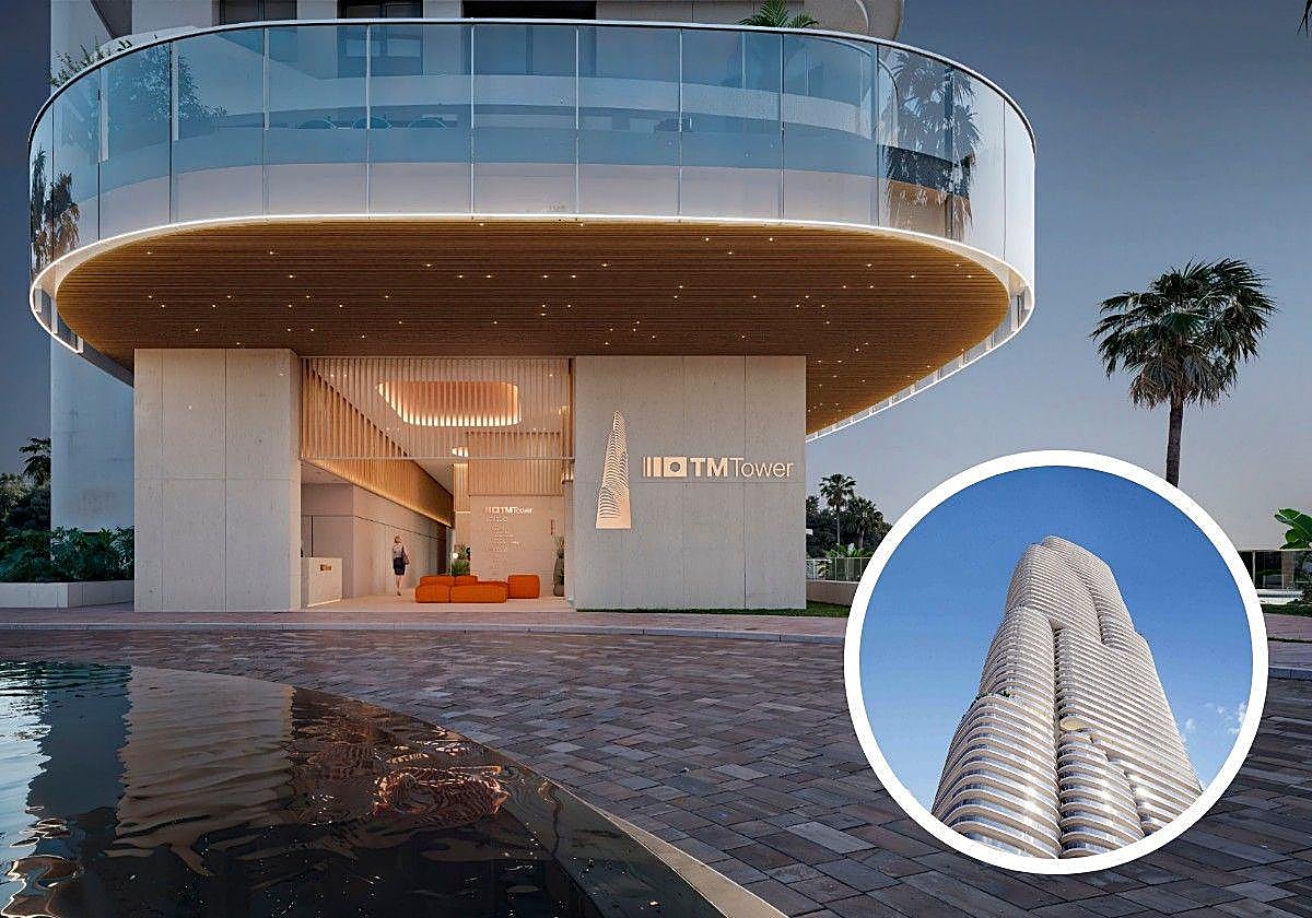 Benidorm ya tiene acabada la base del rascacielos residencial más alto ...