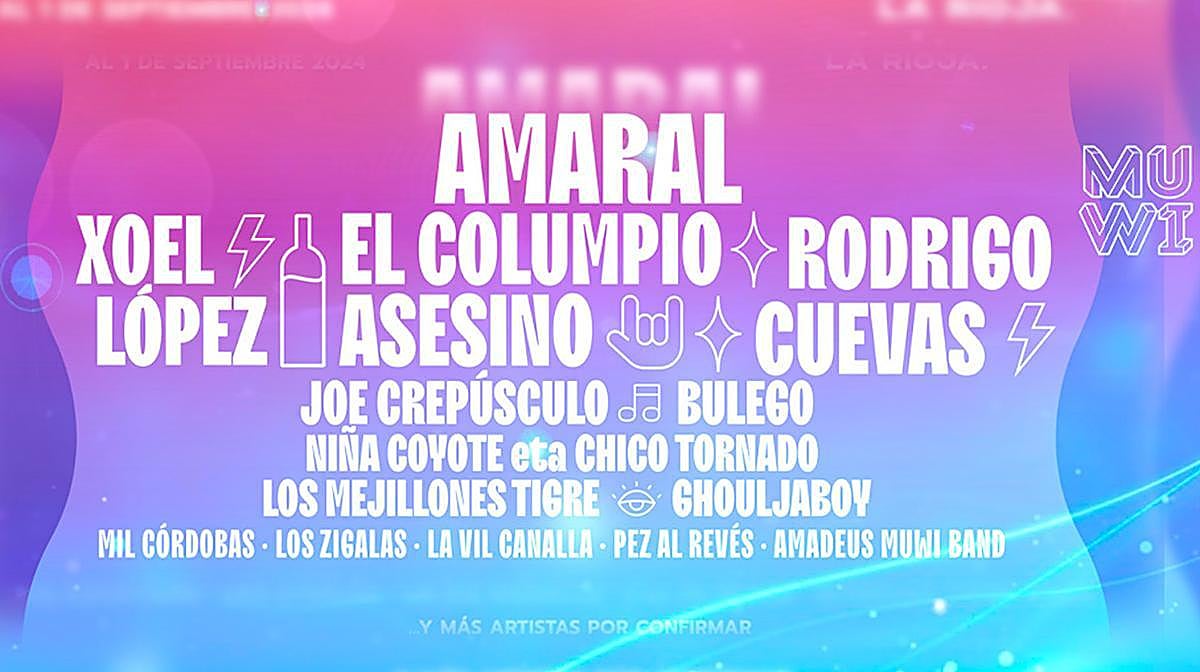 MUWI suma a nuevos artistas | La Rioja